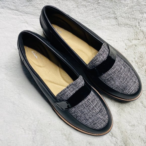 Clarks | Shoes | Clarks Collection Sharon Gracie Platform Loafers Slip ...